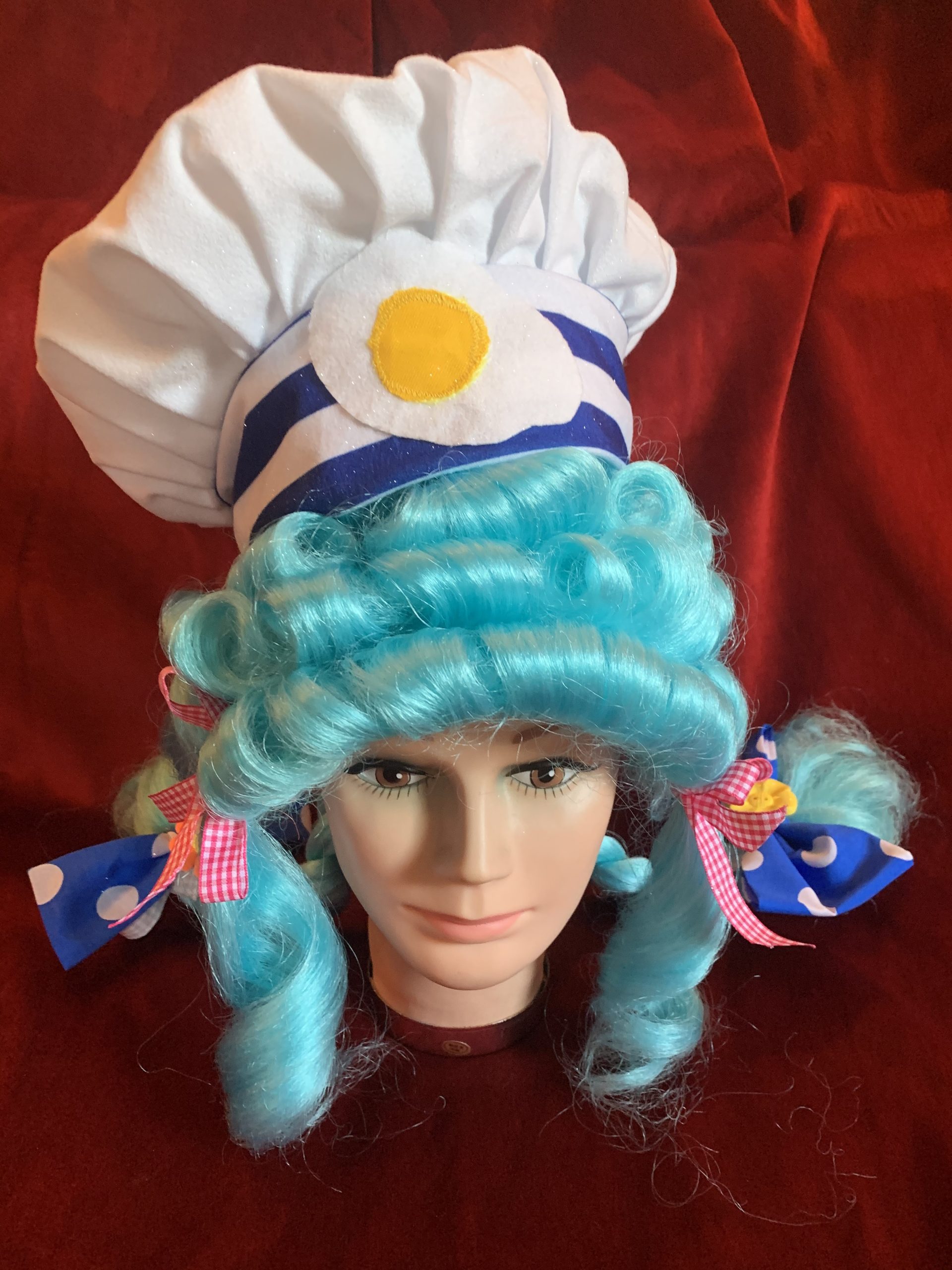 Masquerade Chef Pantomime Dame Wig To Hire. Pantomime Wigs. Stage. Wigs