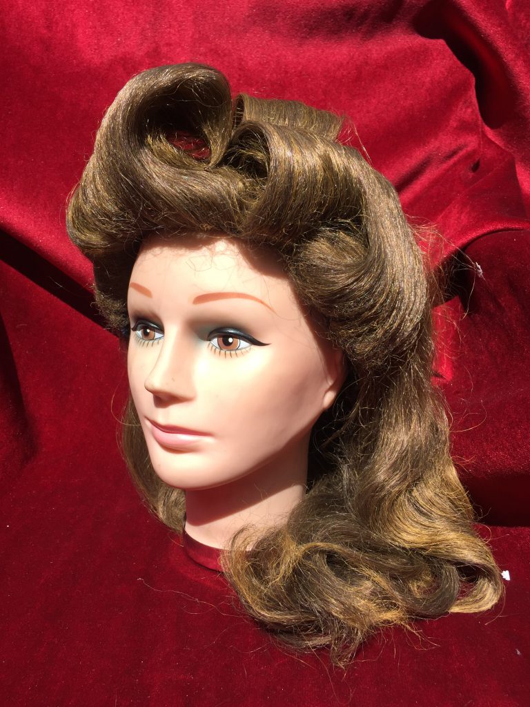Ladies 2 Tone Brown 1940's Wig - Masquerade