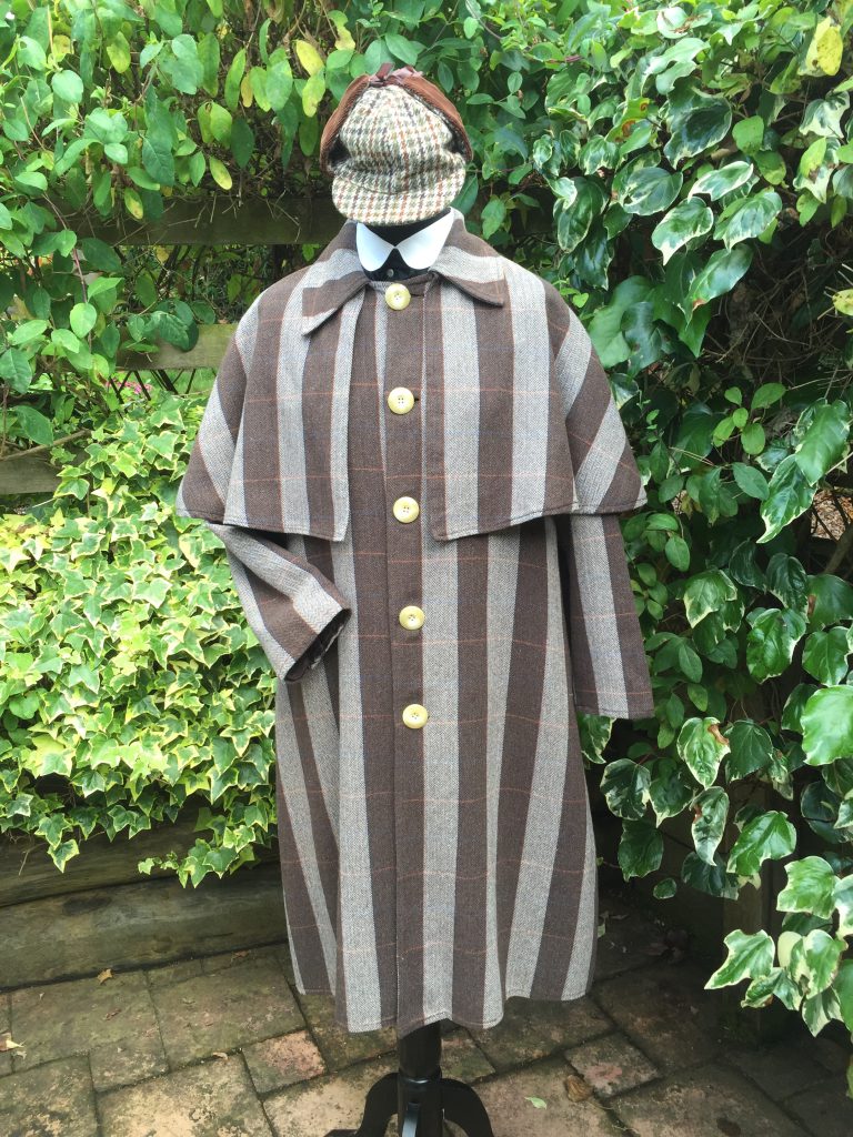 Brown Tweed Sherlock Holmes Costume - Masquerade