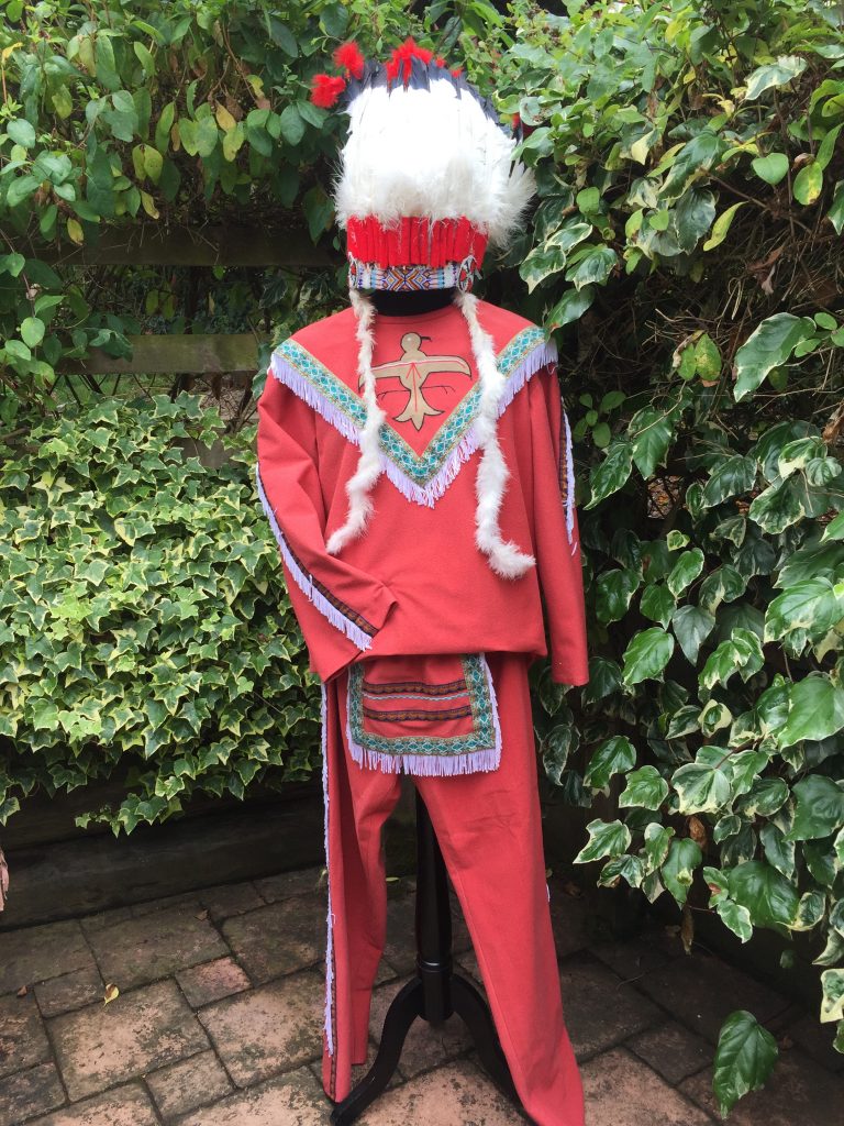 Tan Indian Chief Fancy Dress Costume - Masquerade