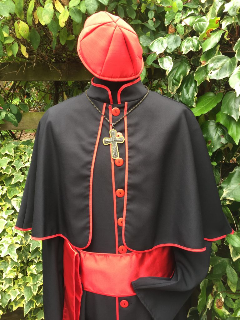 Black & Red Cardinal Costume - Masquerade