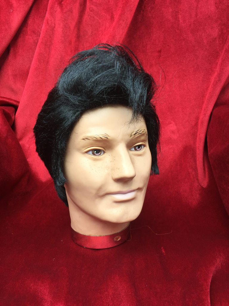 Black Quiff Elvis Wig - Masquerade