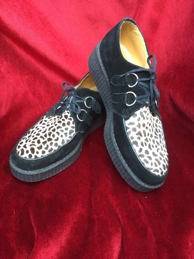 Black & White 1950's Brothel Creepers - Masquerade