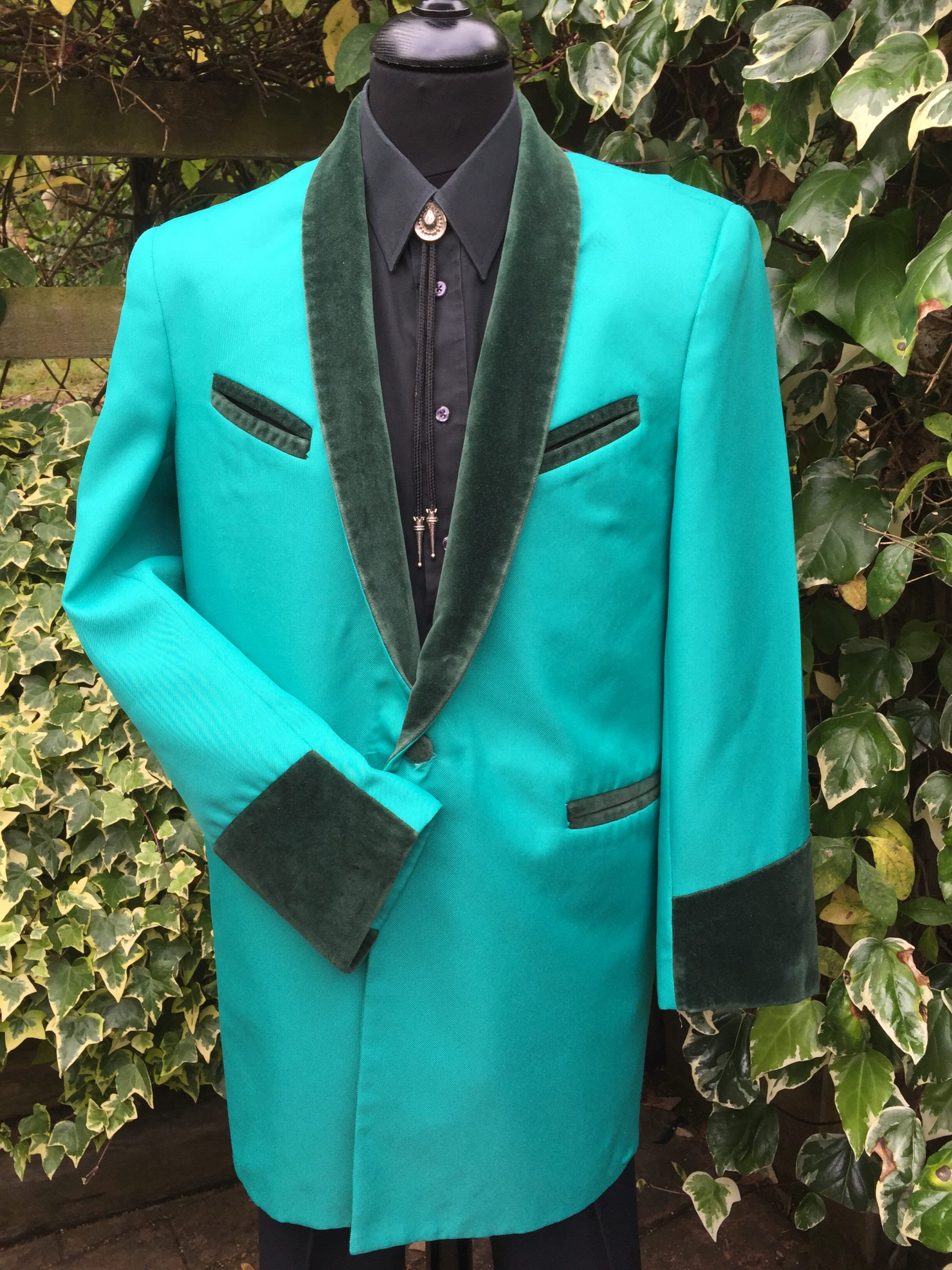 Masquerade Jade Green Teddy Boy Drape Suit - Masquerade