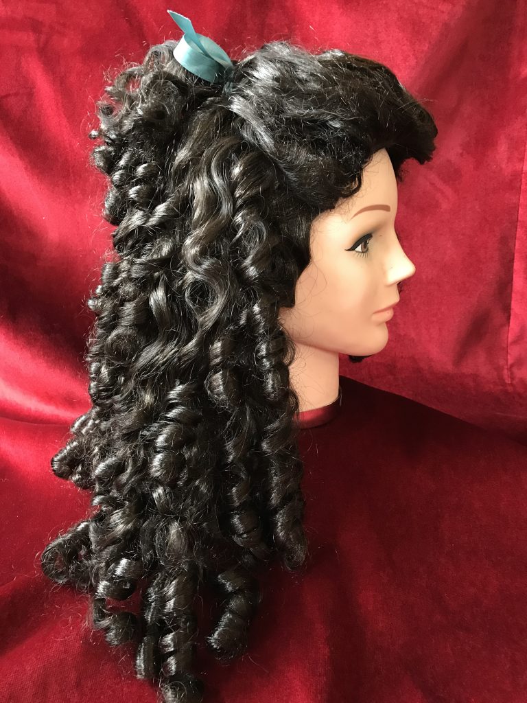 Ladies Cavalier Ringlet Wig For Hire. Stage Wigs, Period Wigs For Hire