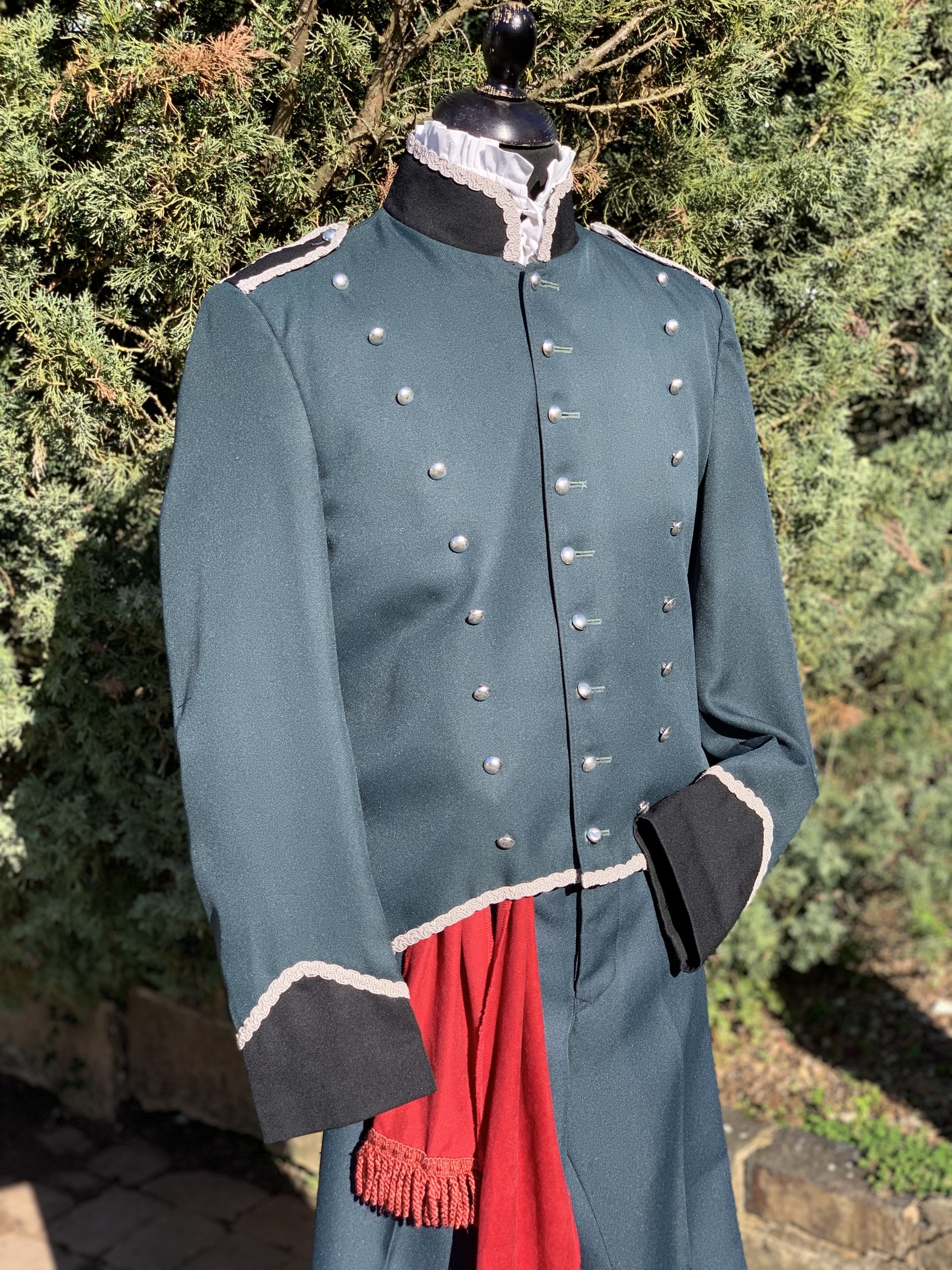 Masquerade Gents Green Military Sharpe Uniform - Masquerade