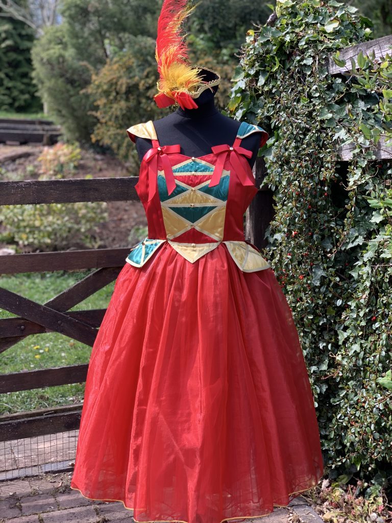 Ladies Columbine Costume. Circus Costume Venetian Pantomime