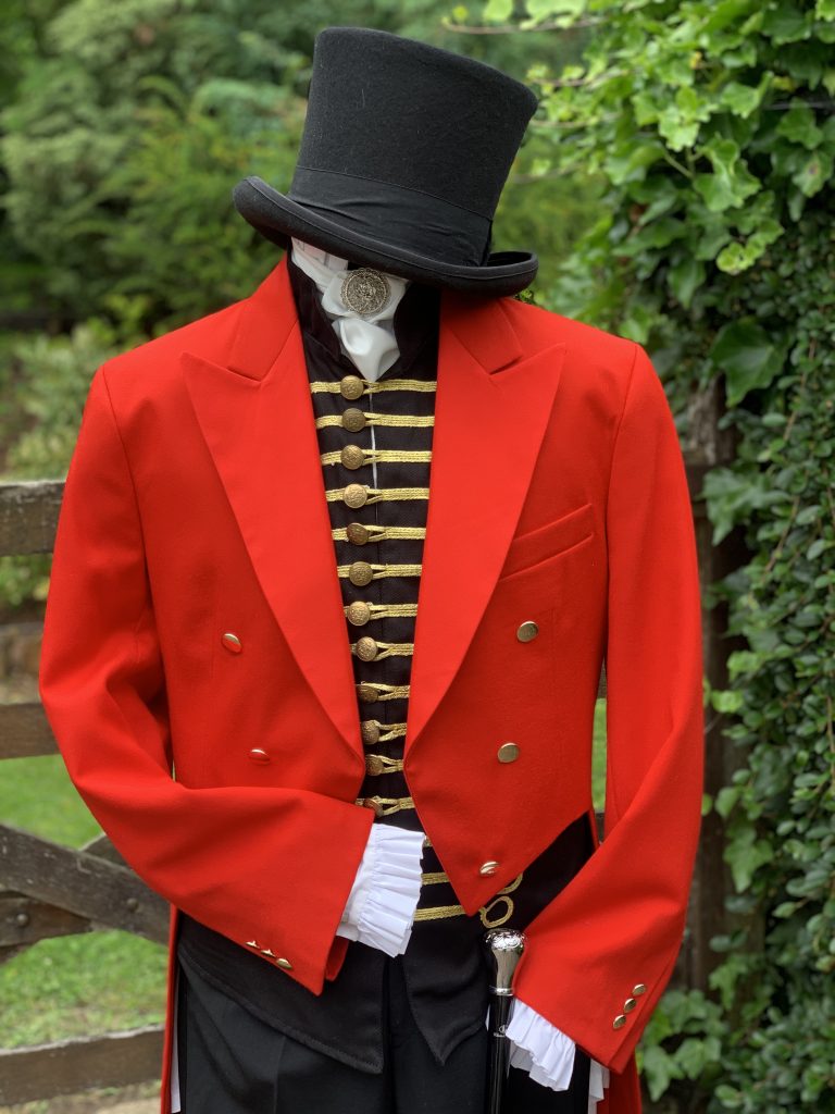 Red & Gold Greatest Showman Costume. Mr Barnum Ringmaster