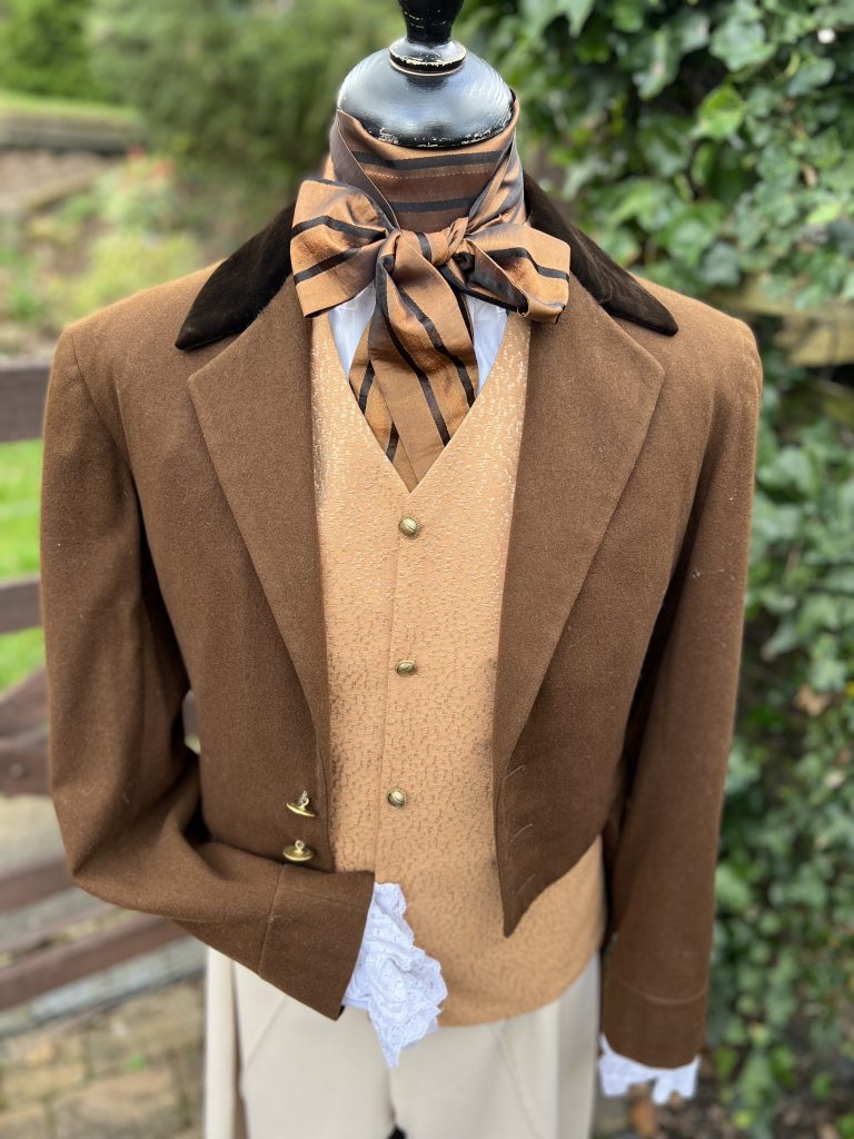 Gents Brown Wool Regency Suit